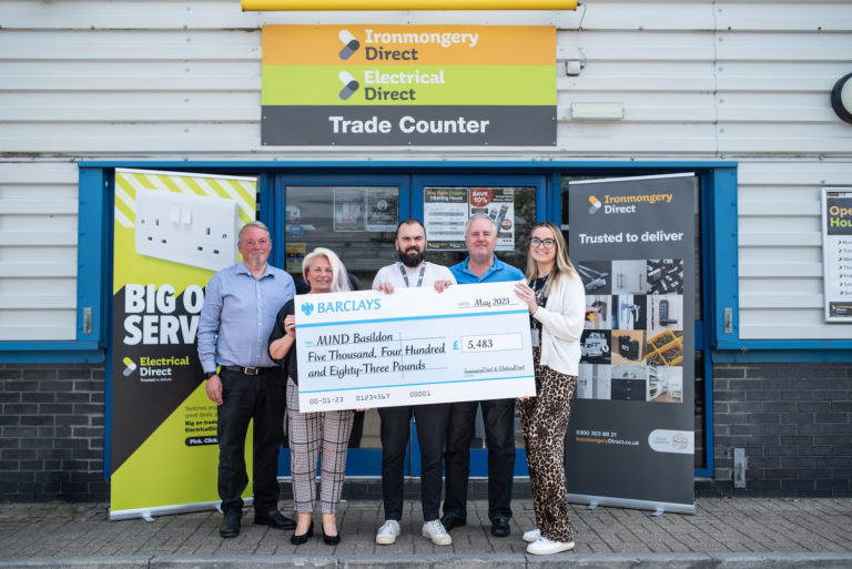Ironmongery Direct donates over £5k to mental health charity - AIJ Magazine